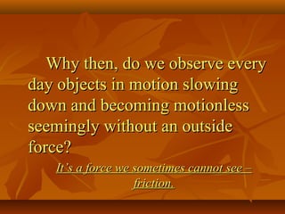 Newtons laws of motion | PPT