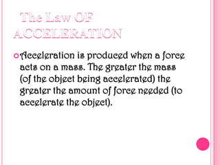 Newton’s laws of motion | PPTX