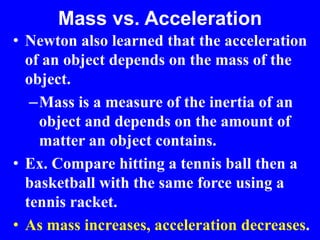 Newton's Laws of Motion | PPTX