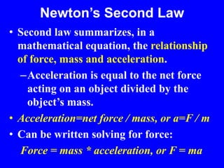 Newton's Laws of Motion | PPTX
