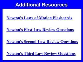 Newton's Laws of Motion | PPTX