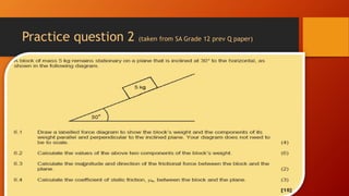 Forces on an incline | PPT
