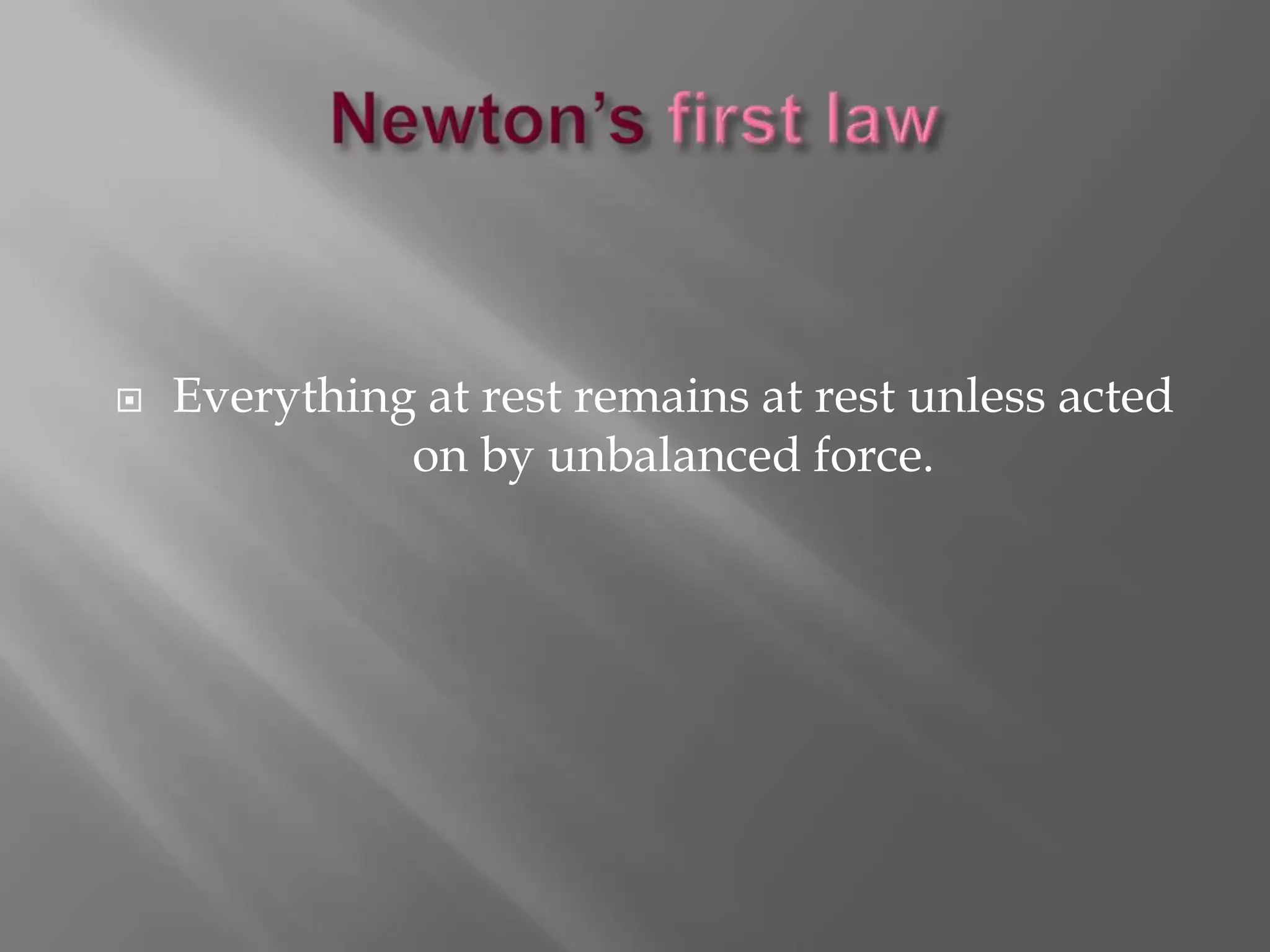 Newton’s laws project | PPTX