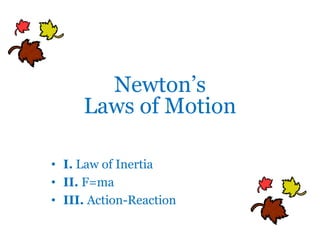 Newtons law srini physics ppt | PPT