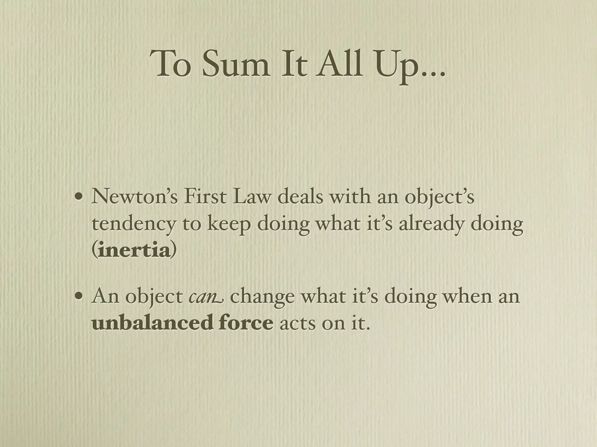 Newton's laws slideshow | KEY