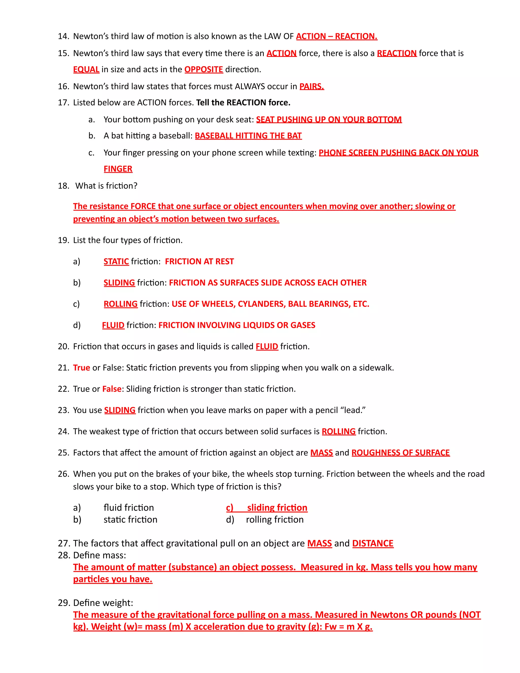 Newtons Laws Worksheet KEY.pdf