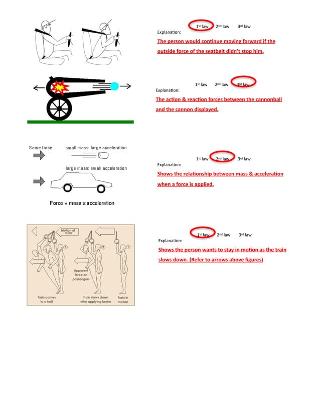 Newtons Laws Worksheet KEY.pdf | Physics | Science