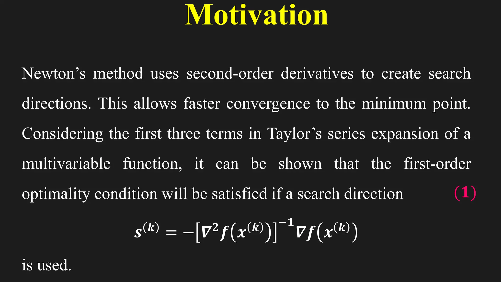 Newtons Method For Multivariablepdfpptx Computing Technology And Computing