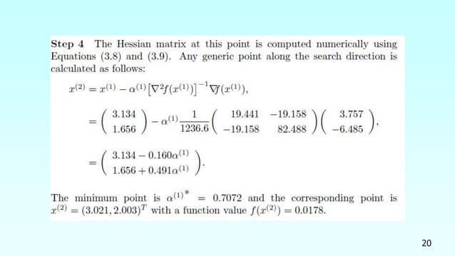 Newtons Method For Multivariablepdfpptx Computing Technology