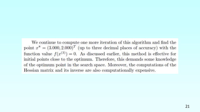 Newtons Method For Multivariablepdfpptx Computing Technology