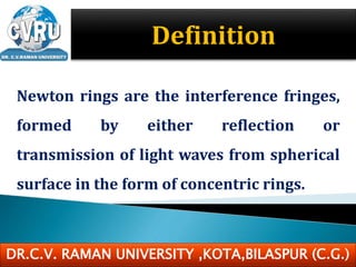 Newton's ring | PPTX
