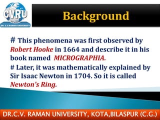 Newton's ring | PPT