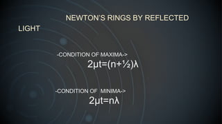 Newton's ring.. | PPTX