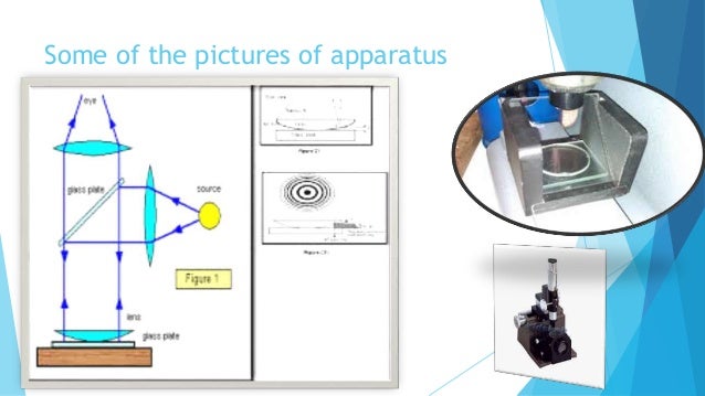 Newton's ring experiment