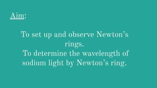 Newton's rings | PDF