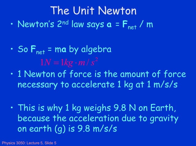 newtons second law of motion.ppt and pdf | PPT | Physics | Science