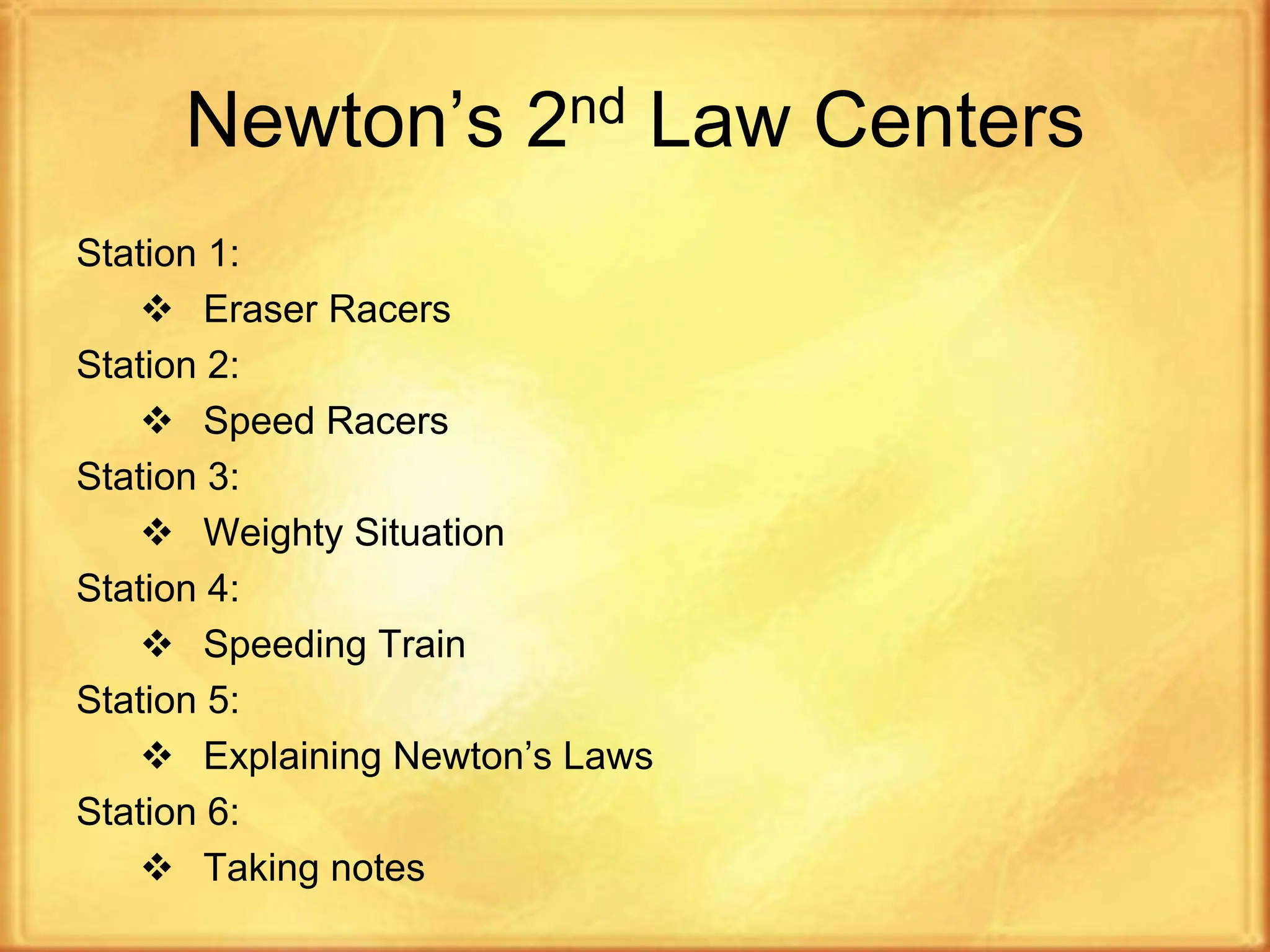 Newtons second law power point law of motion | PPT