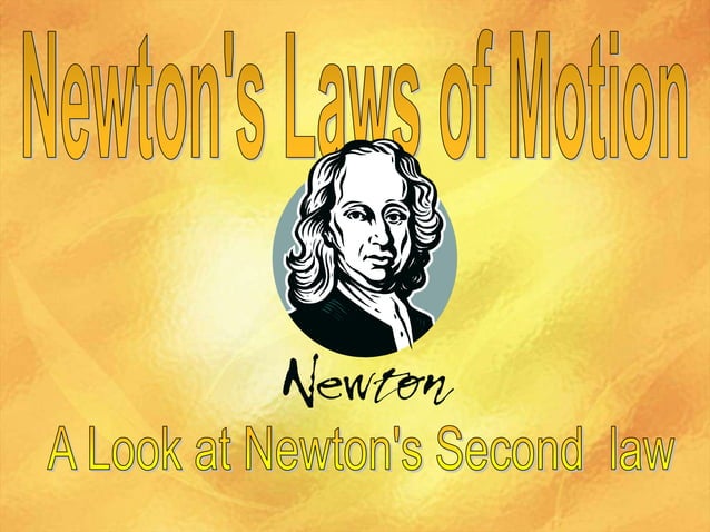 Newtons second law power point law of motion | PPT | Physics | Science