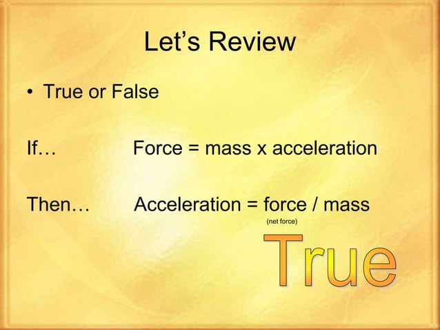 Newtons second law power point law of motion | PPT | Physics | Science