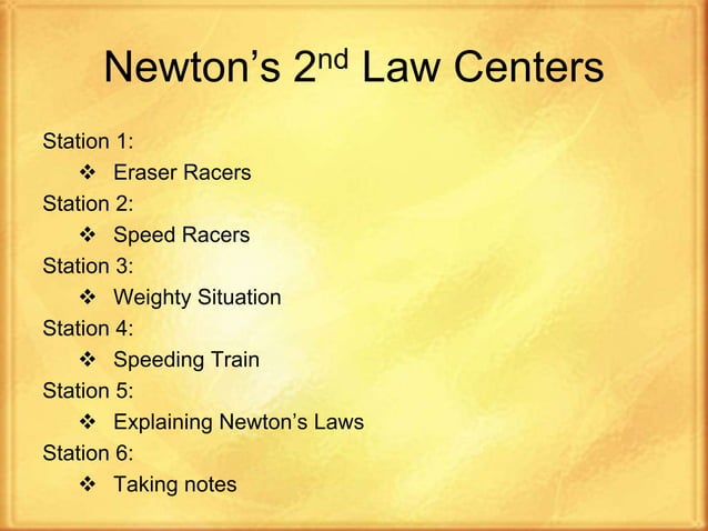 Newtons second law power point law of motion | PPT | Physics | Science