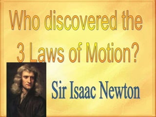 Newtons second law power point law of motion | PPT | Physics | Science