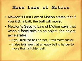 Newtons second law power point law of motion | PPT