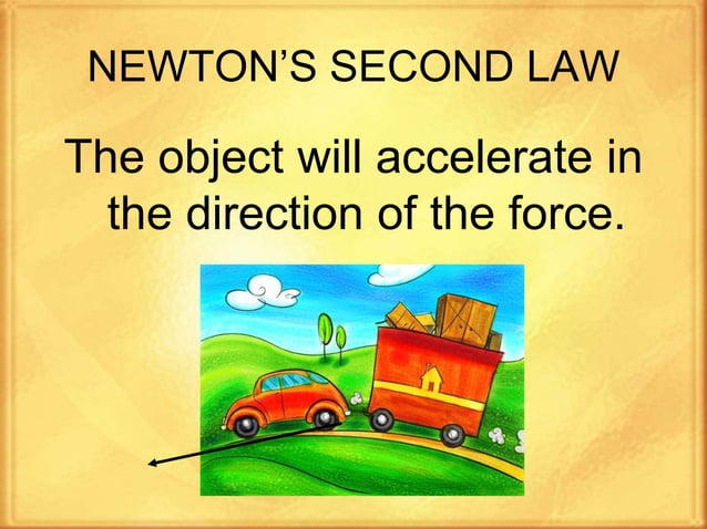 Newtons second law power point law of motion | PPT | Physics | Science
