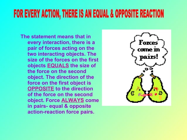 Newton;S Third Law | PPT | Physics | Science