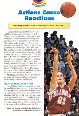 Newton's third law | PDF | Track and Field | Sports