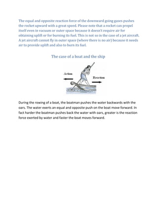 Newton's third law of moiton | PDF