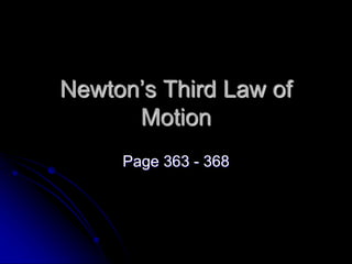 newton third law.ppt