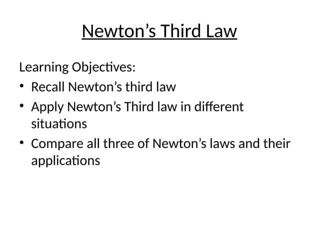 Newton third law presentation 2025 .pptx