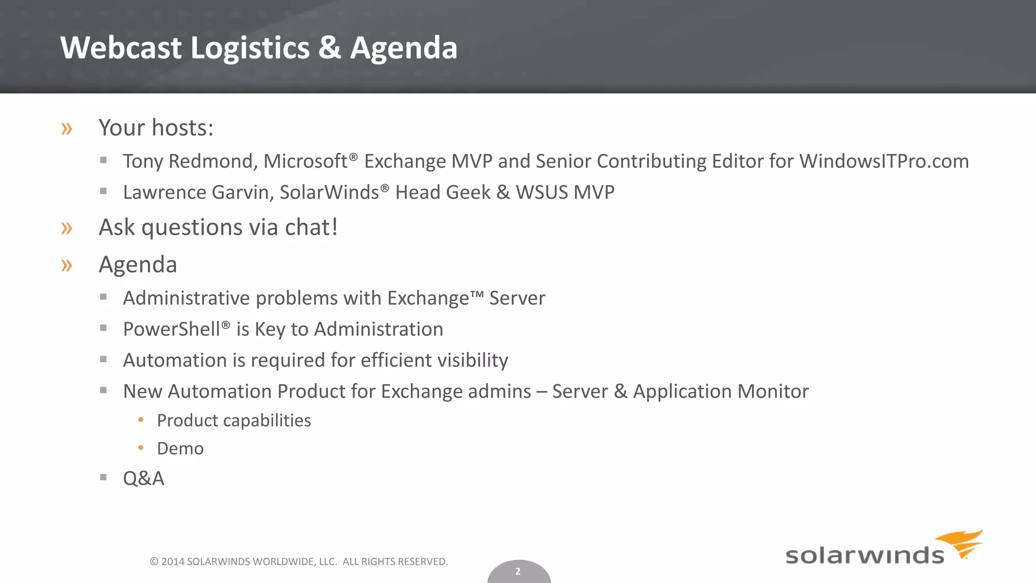 New Tool for Automating Exchange Management Tasks | PPT