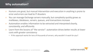 New Tool for Automating Exchange Management Tasks | PPT