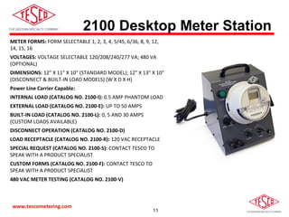New Tools for a Next Generation of Metering - TESCO Solutions | PPT
