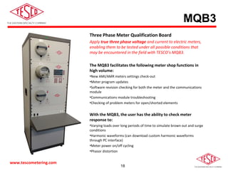 New Tools for a Next Generation of Metering - TESCO Solutions | PPT