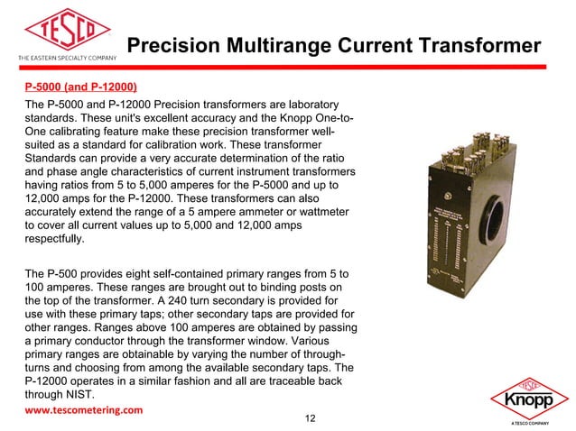 New Tools for a Next Generation of Metering - TESCO Solutions | PPT