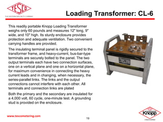 New Tools for a Next Generation of Metering - TESCO Solutions | PPT