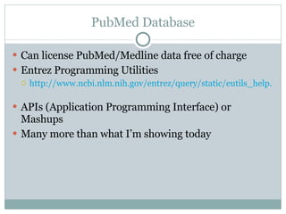 New Tools For Searching PubMed | PPT | Search | Internet
