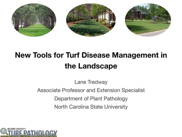 New Tools for Turf Disease Management in the Landscape | PPT