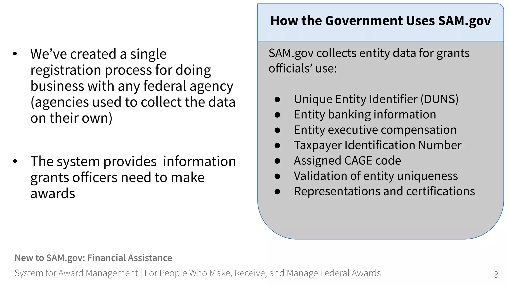 SAM.gov Quick Overview | PDF