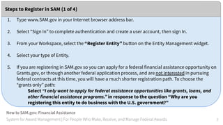 SAM.gov Quick Overview | PDF