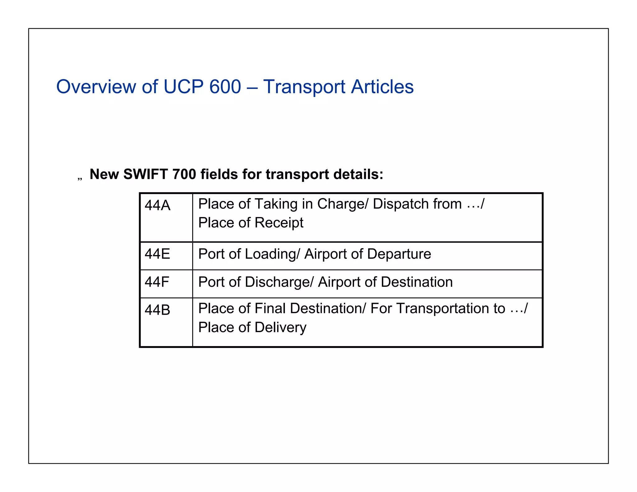 New training materials | DOC