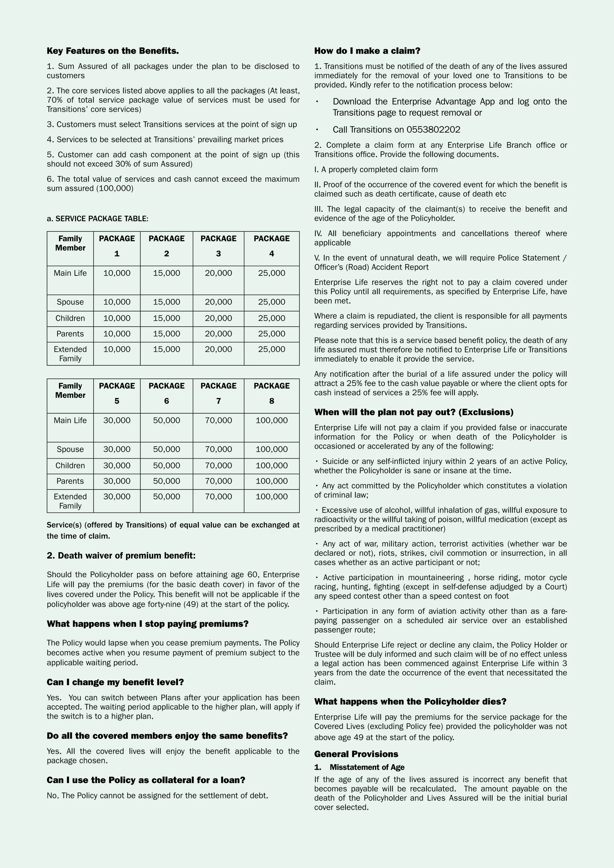 New transition policy | PDF