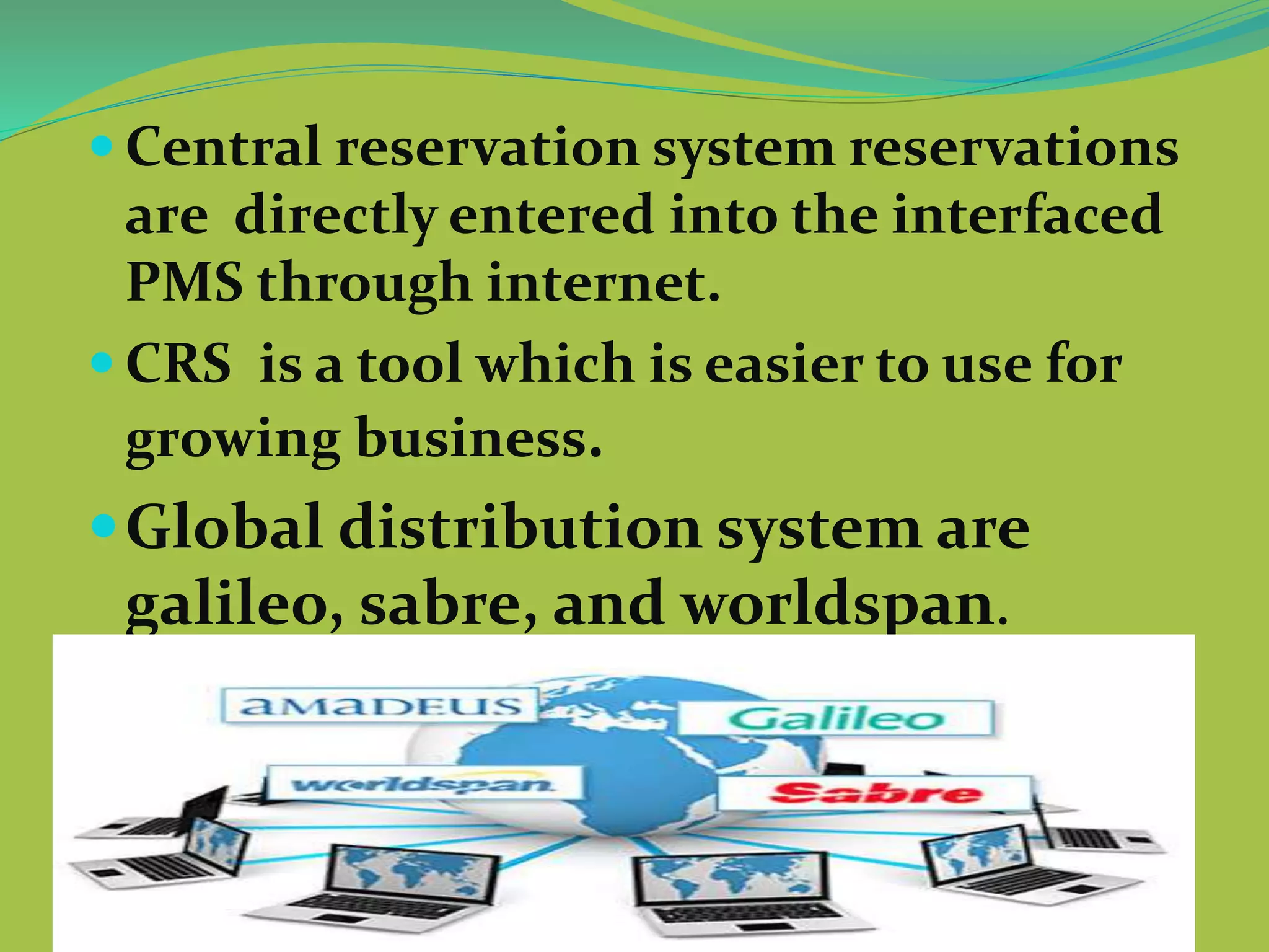 New trends and procedure for making the reservation | PPTX