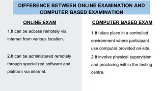 New Trends in Assessment and Evaluation_ Online Examination, Computer ...