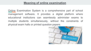 New Trends in Assessment and Evaluation_ Online Examination, Computer ...