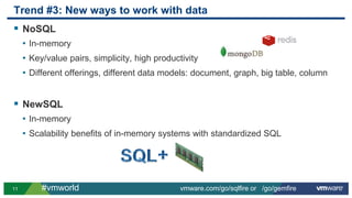 New trends in data | PPTX | Databases | Computer Software and Applications