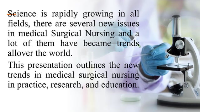 New trends in Medical Surgical Nursing.pptx