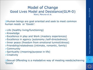 Friday Workshop. New trends in treatment and integration of sex ...